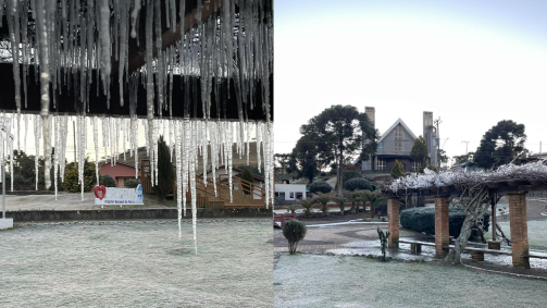 Recorde de menor temperatura do ano: cidade de SC registra -10,4°C ...