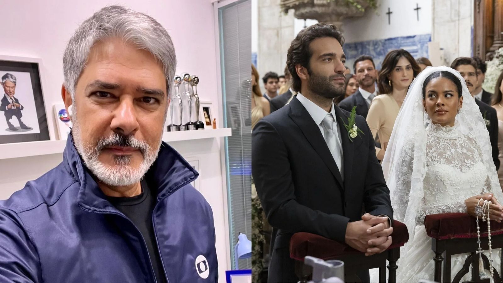 William Bonner recebe convite para casamento de Fátima, de "Vale Tudo" | CNN Brasil