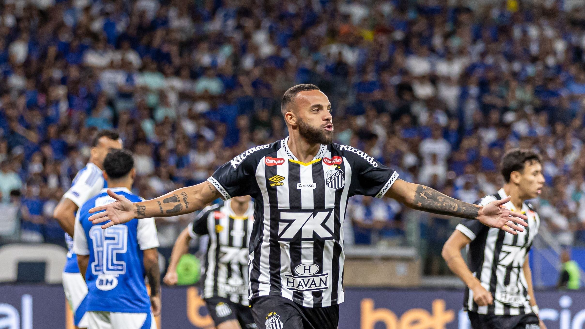 Santos surpreende o Cruzeiro e vence de virada no Mineirão | CNN Brasil