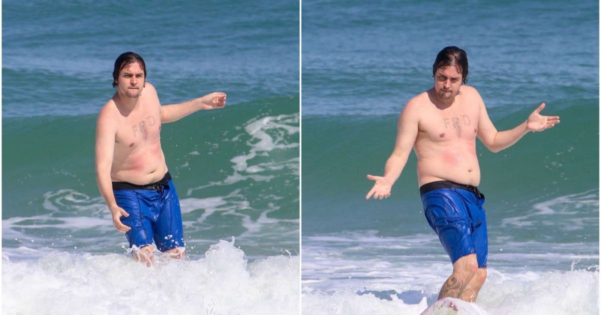 Felipe Dylon curte dia de sol em praia no Rio; veja fotos | CNN Brasil