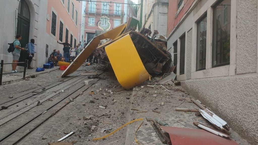 Elevador da Glória descarrila em Lisboa e deixa ao menos 15 mortos ...