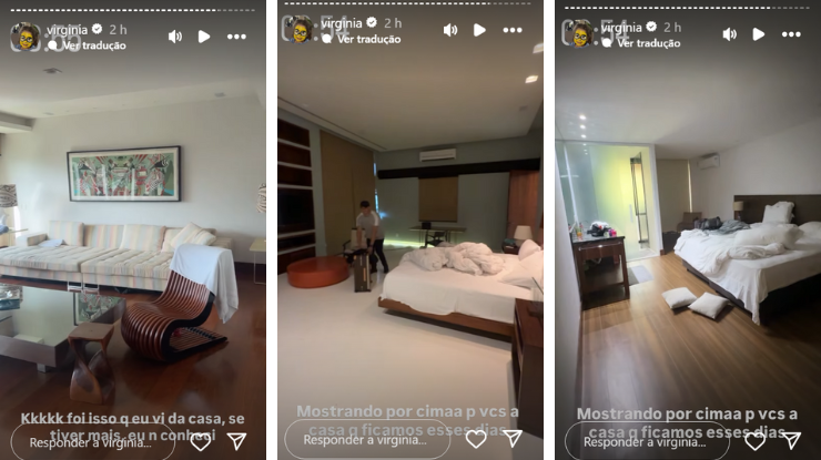 Virginia faz tour por mansão luxuosa que ficou no Rio de Janeiro; veja ...