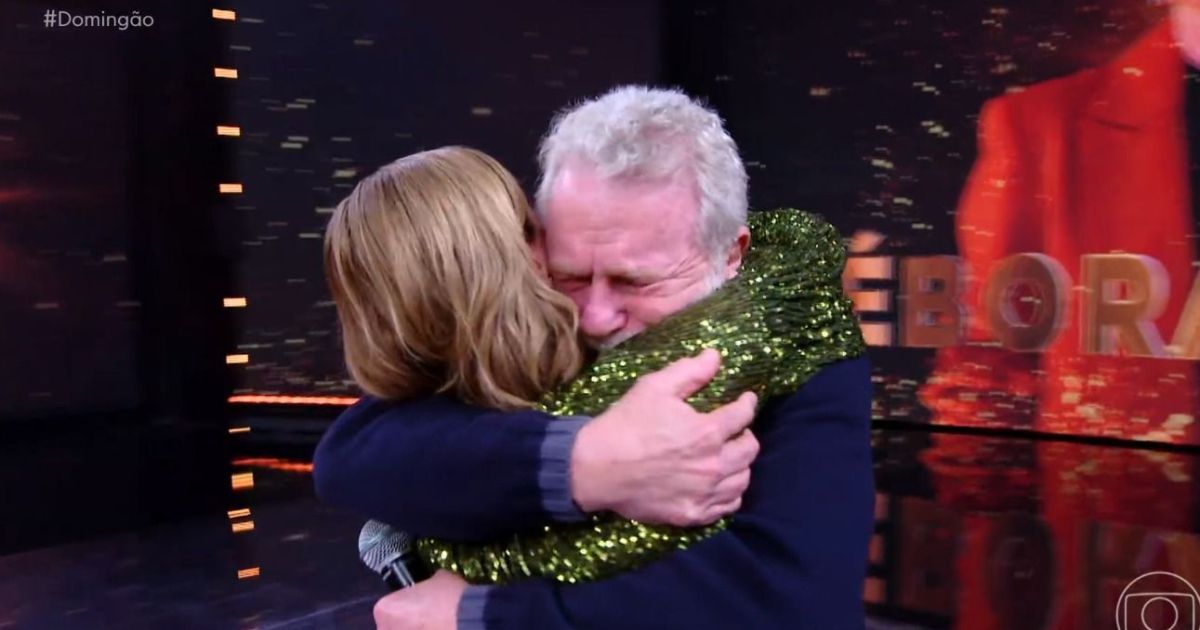 Debora Bloch se emociona com surpresa de Jonas Bloch no "Domingão com ...