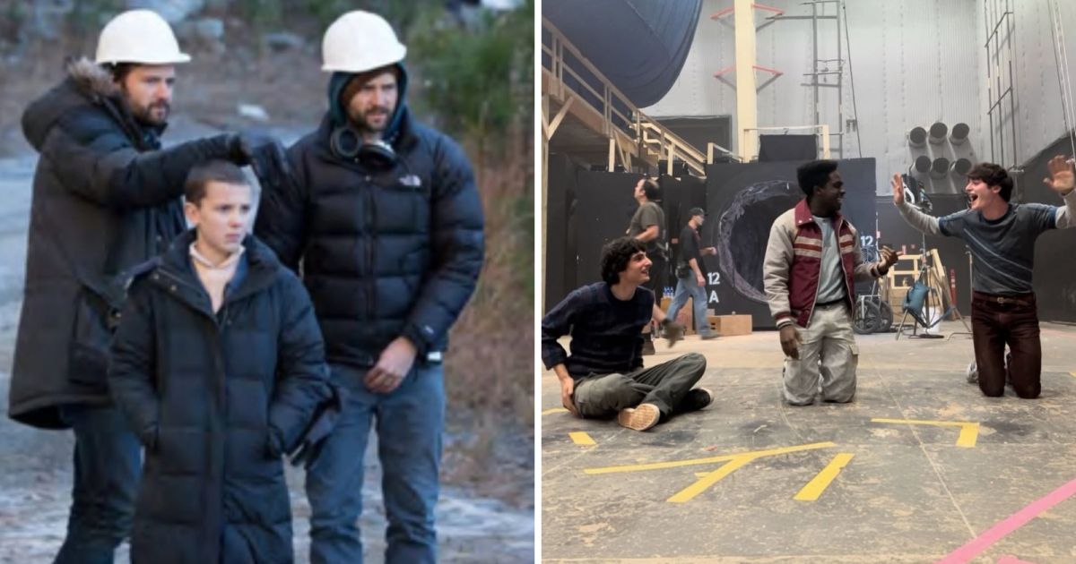 "Stranger Things": elenco celebra temporada final com registros raros ...