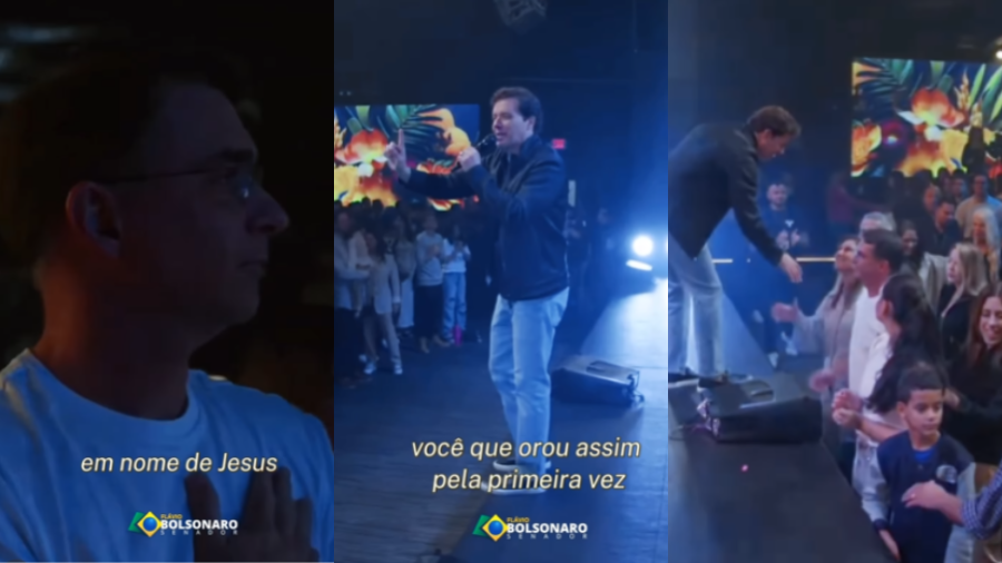 Em culto, Flávio recebe oração de Valadão para "se reconciliar com Deus ...