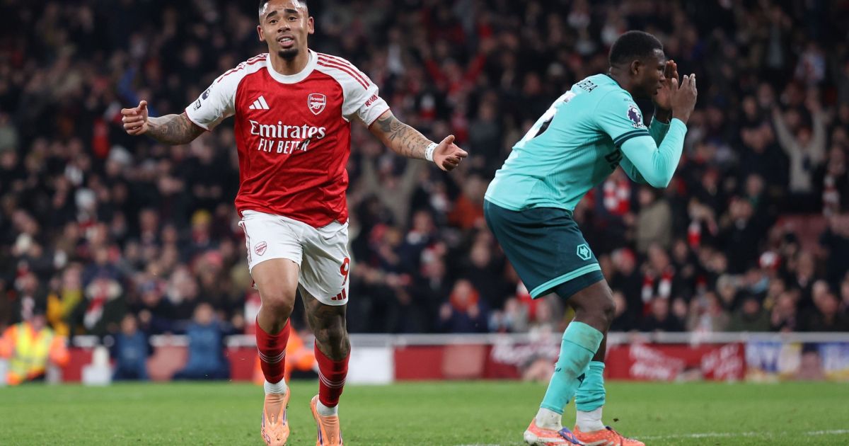 Gabriel Jesus entra bem, e Arsenal vence Wolverhampton com gols contra | CNN Brasil