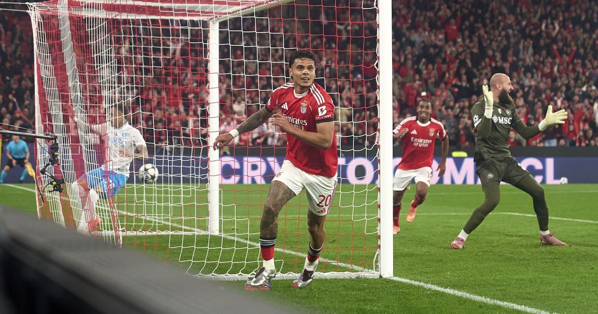 Richard Ríos desencanta, e Benfica vence Napoli pela Champions League ...