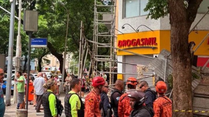 Mulher morre e homem fica ferido após queda de andaime em Copacabana ...